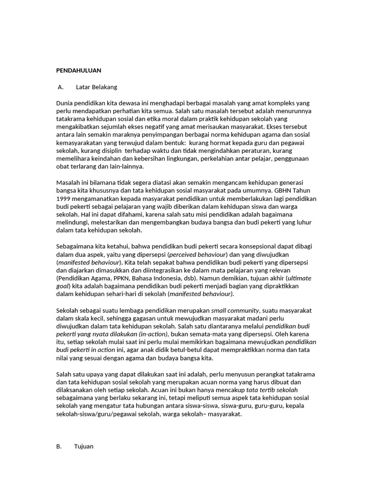 Tata Tertib Sekolah SMK WMG | PDF