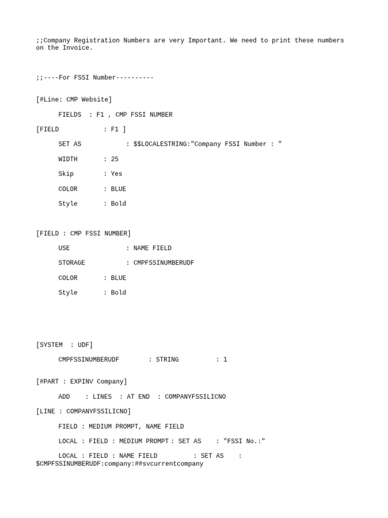 Company Registration Number Formats | PDF | Email