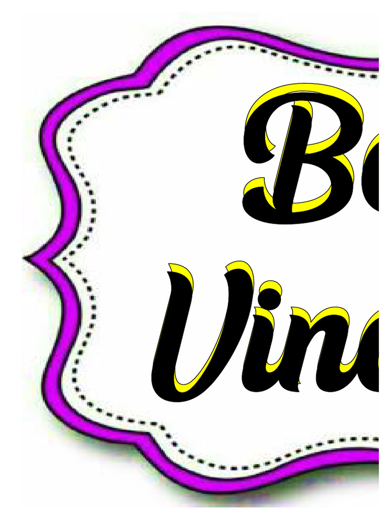 Placa Bem-Vindo Imprimir | PDF