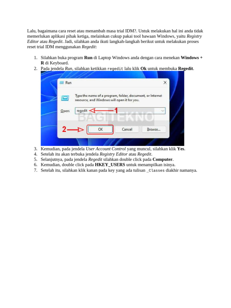 Cara Memperpanjang Lisensi Idm | PDF | Komputer