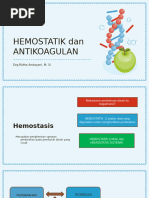 Obat Antikoagulan, Koagulan, Hemostatika - Farmakologi-Tetria | PDF