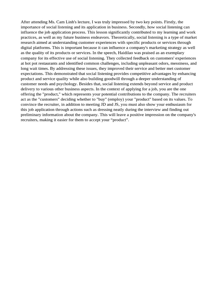 Self Reflective | PDF