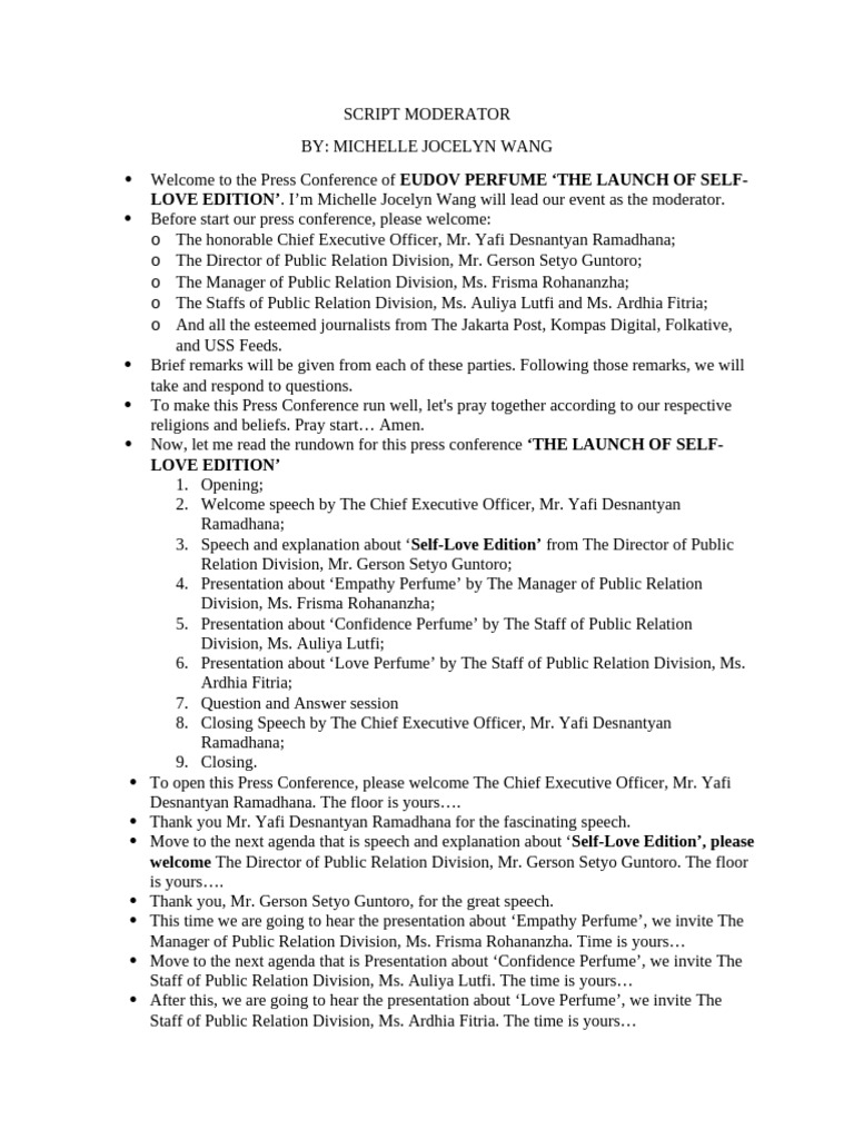 Script MC | PDF