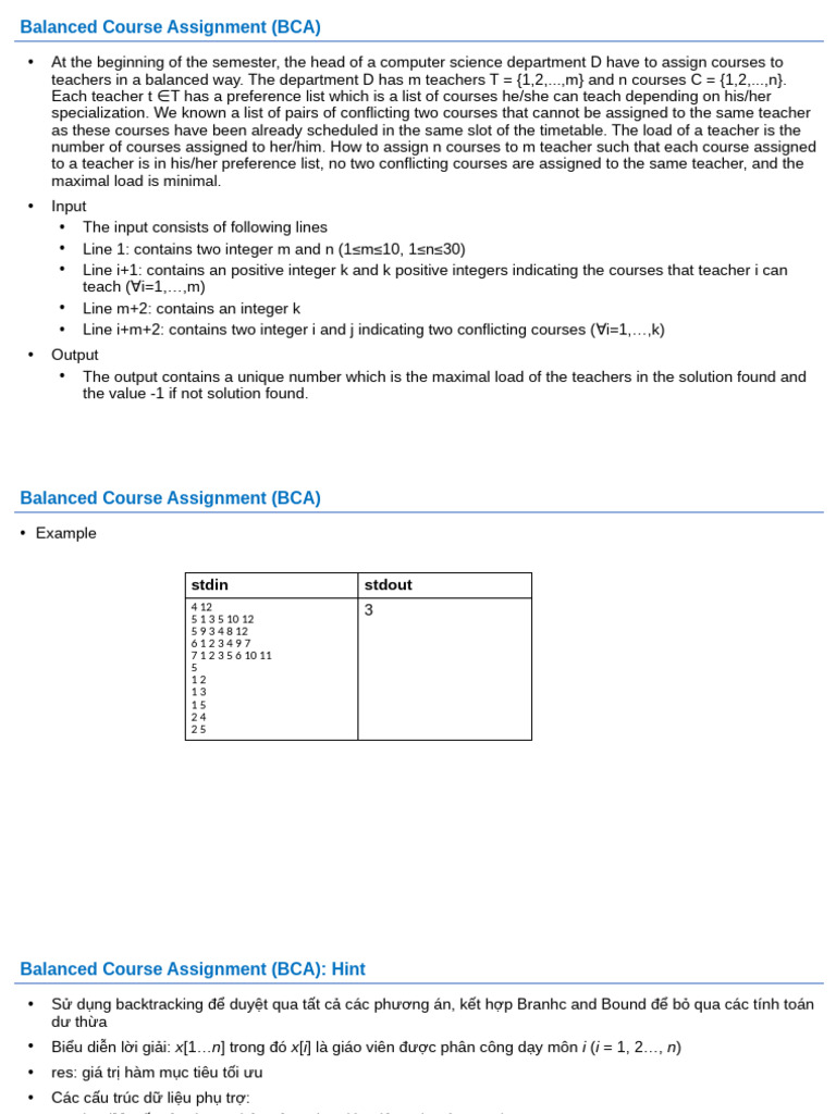 Balanced Course Assignment | PDF | Computer Programming | Software Engineering
