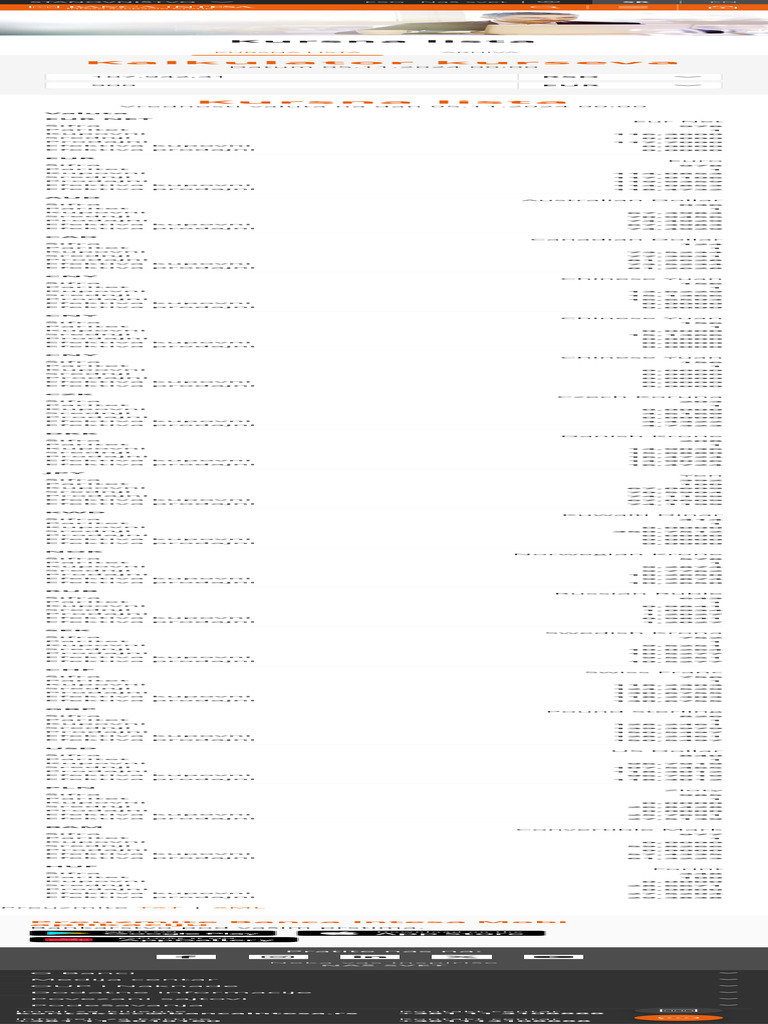 Kursna Lista Banca Intesa | PDF