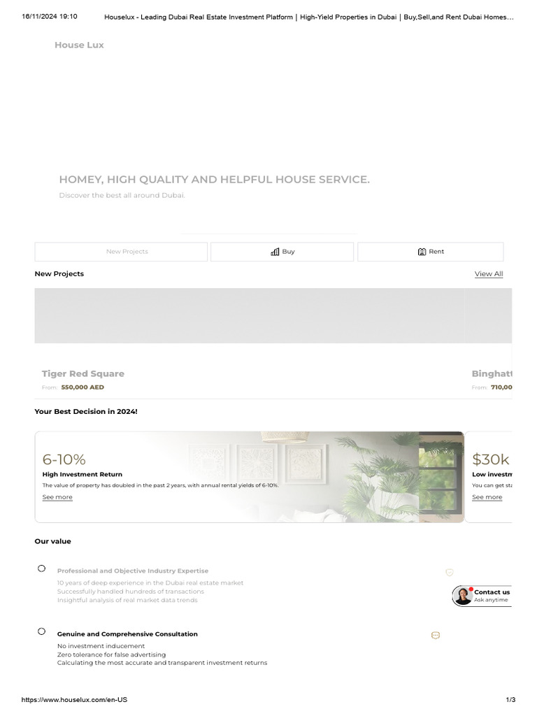 Homey, High Quality and Helpful House Service | PDF | Economies