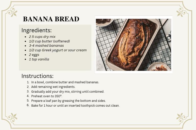 Banana Bread | PDF | Cooking, Food & Wine | Wellness