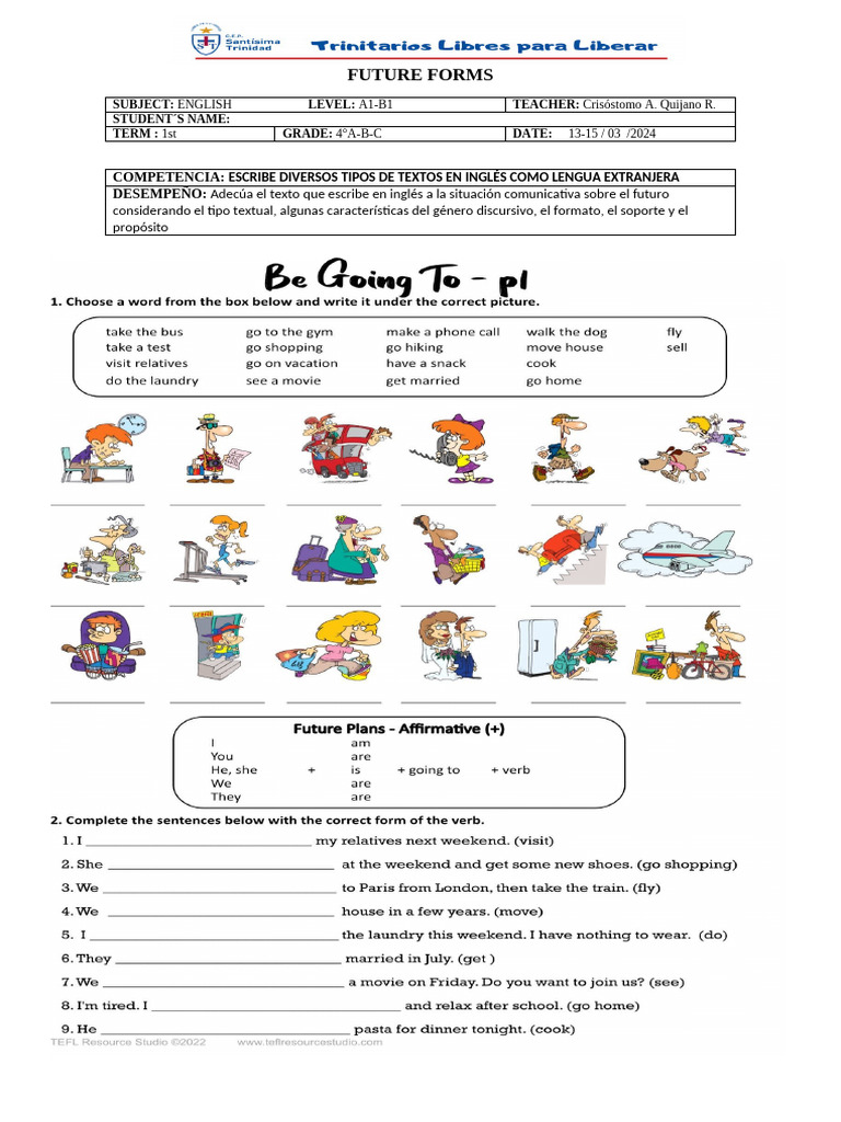 Future Forms | PDF | Grammar | Linguistics