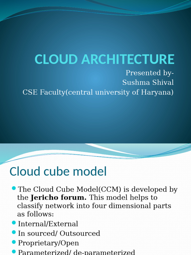 CC-1 | PDF | Cloud Computing | Internet Protocol Suite