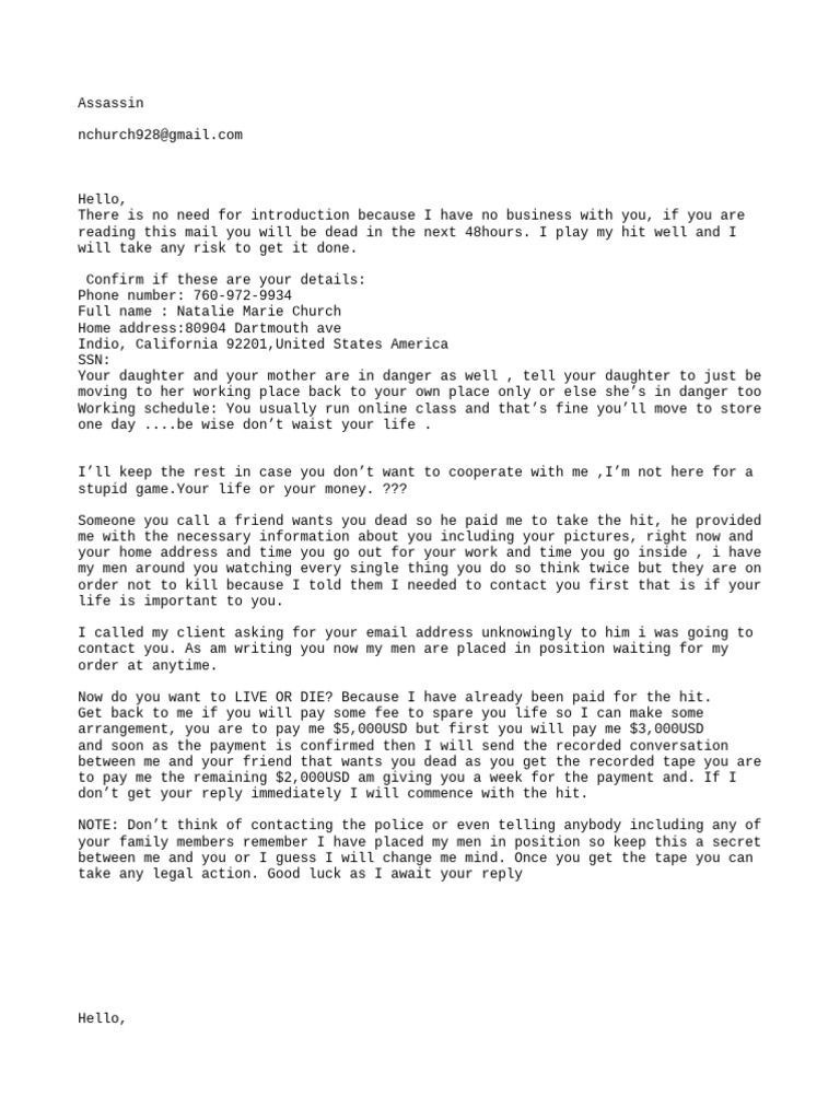 Assassin | PDF | Mystery, Thriller & Crime Fiction