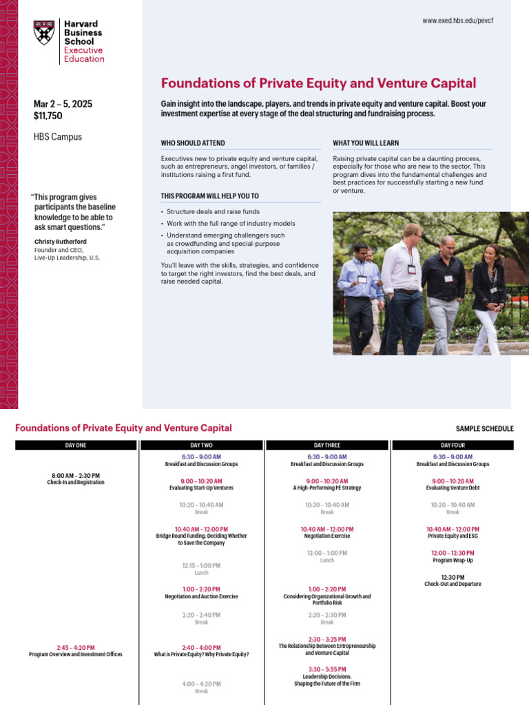 PE & VC Foundations for New Executives | PDF | Venture Capital ...