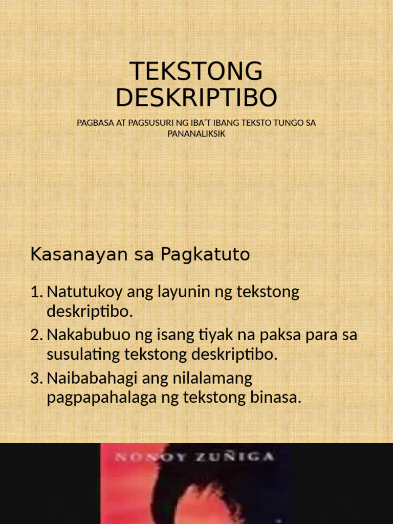 2 Tekstong Deskriptibo | PDF