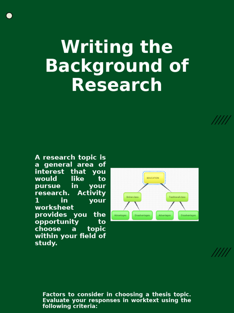 Writing Research Background Effectively | PDF | Science | Methodology