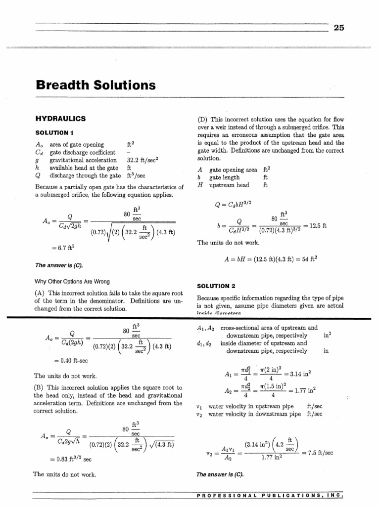 6 Minute Solutions - Water Resources B | PDF