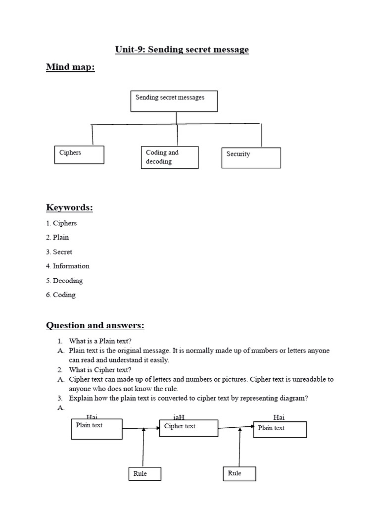 Unit-9 Grade 3 Notes | PDF