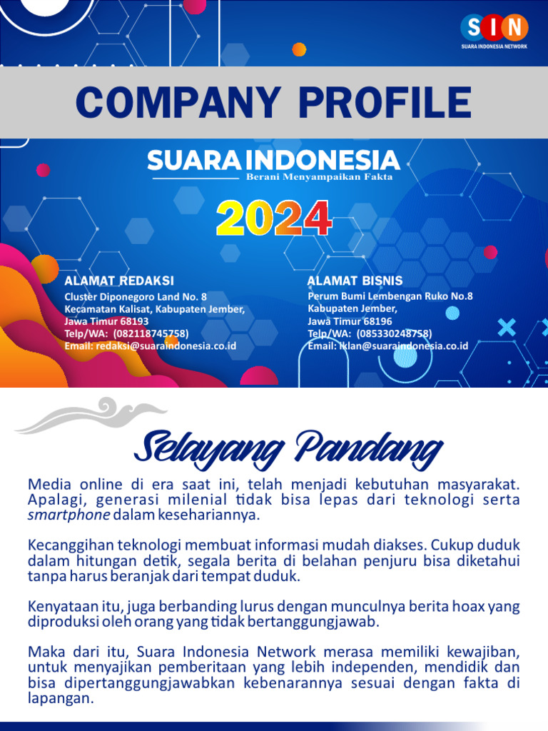 Company Profile Umum 2024 Revisi | PDF
