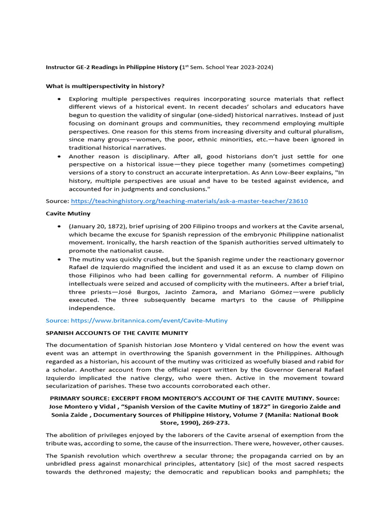 Cavity Mutiny | PDF | History