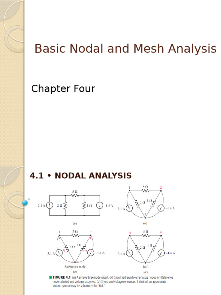 Nodal and Mesh Analysis Guide | PDF | Science & Mathematics