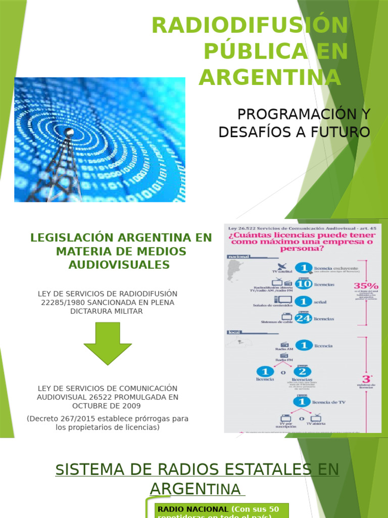 Radiodifusión Pública en Argentina | PDF | Finanzas y dinero