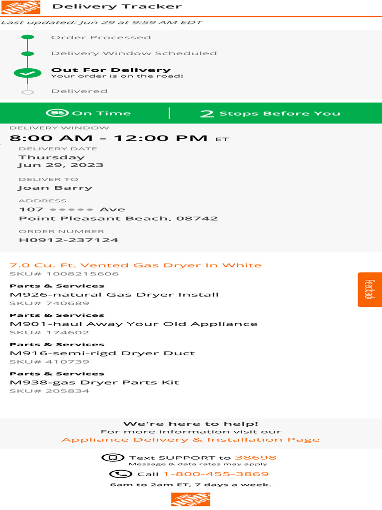 Delivery Tracker | PDF