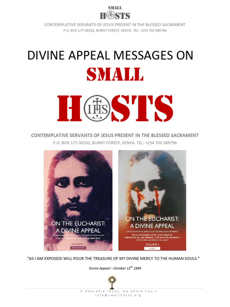 Divine Appeal Messages On Small Hosts | PDF | Penance