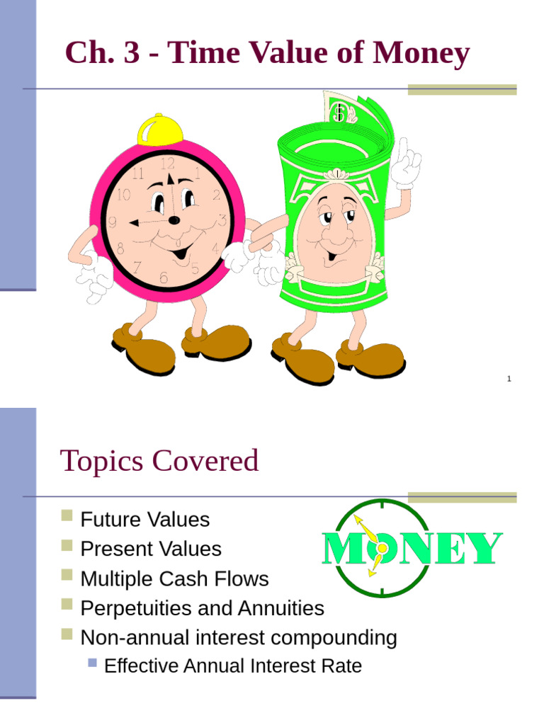 Chapter 3 Time Value of Money | PDF | Time Value Of Money | Interest