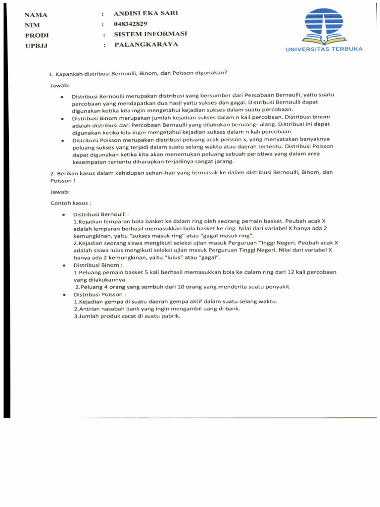 Diskusi 4 Metode Statistik | PDF