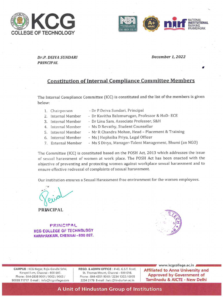 ICC-Members-Guidelines | PDF | Sexual Harassment | Harassment