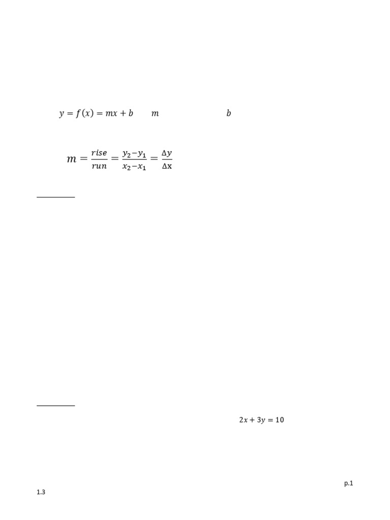 Notes+1.3a | PDF | Mathematical Objects | Business Economics