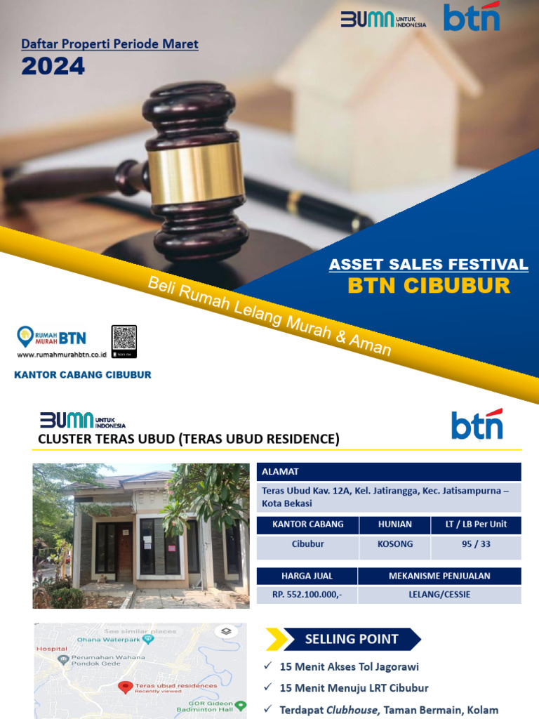 Asf Bank BTN Cibubur Maret 2024 | PDF