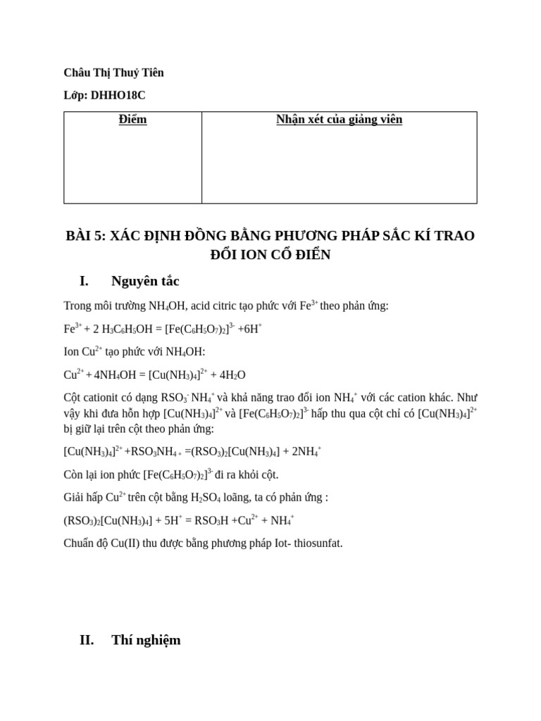 Sắc Kí Nhóm 4 | PDF