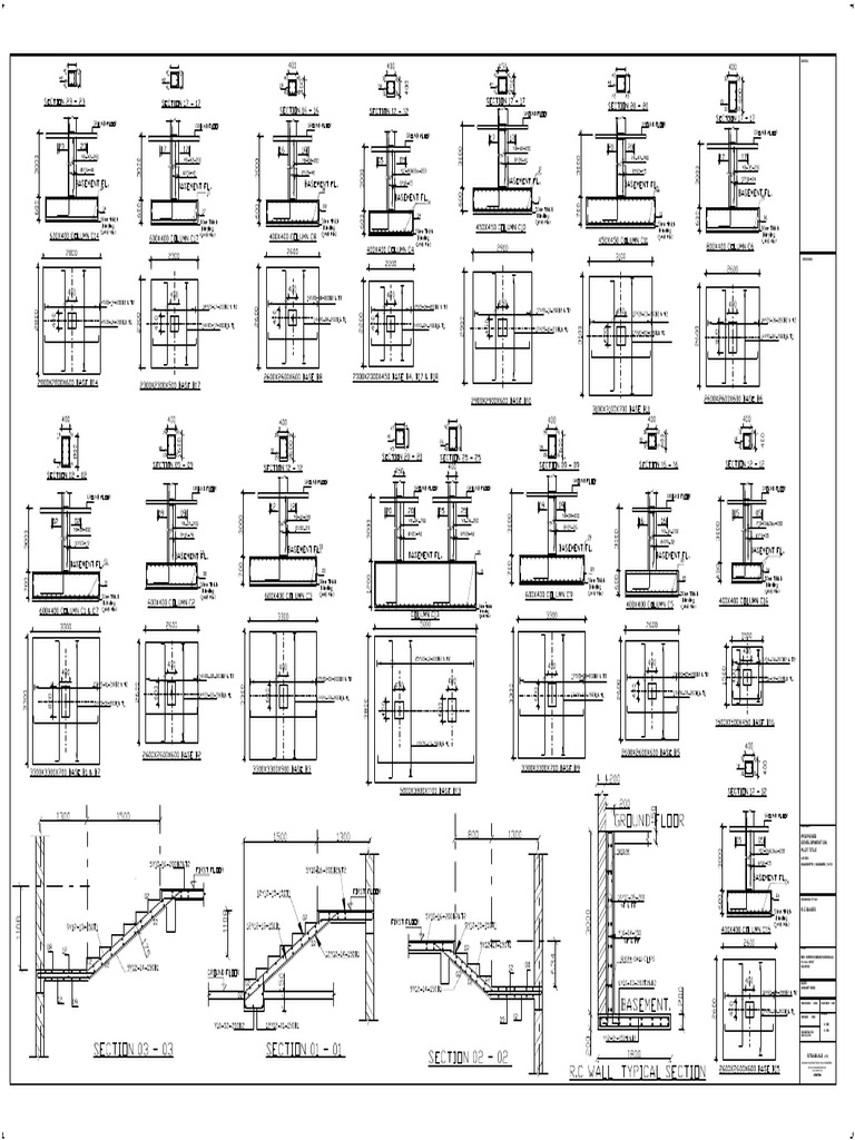 Structural Drawings For MUD | PDF | Building Engineering | Building