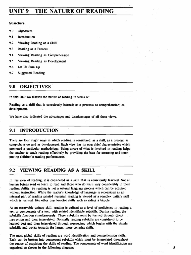 The Nature of Reading Explained | PDF | Reading Comprehension | Information