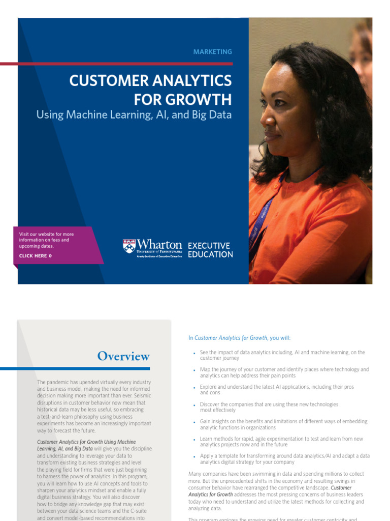 Wharton-Customer-Analytics-for-Growth-Using-Machine-Learning-AI-and-Big-Data | PDF | Analytics ...