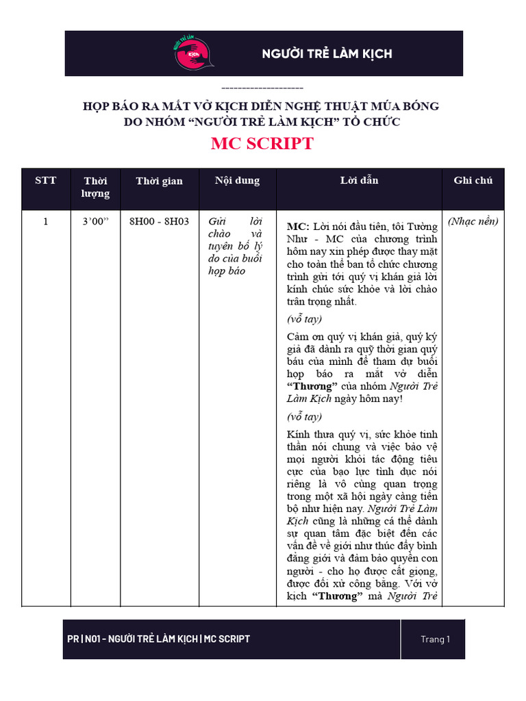 Mc Script Pdf