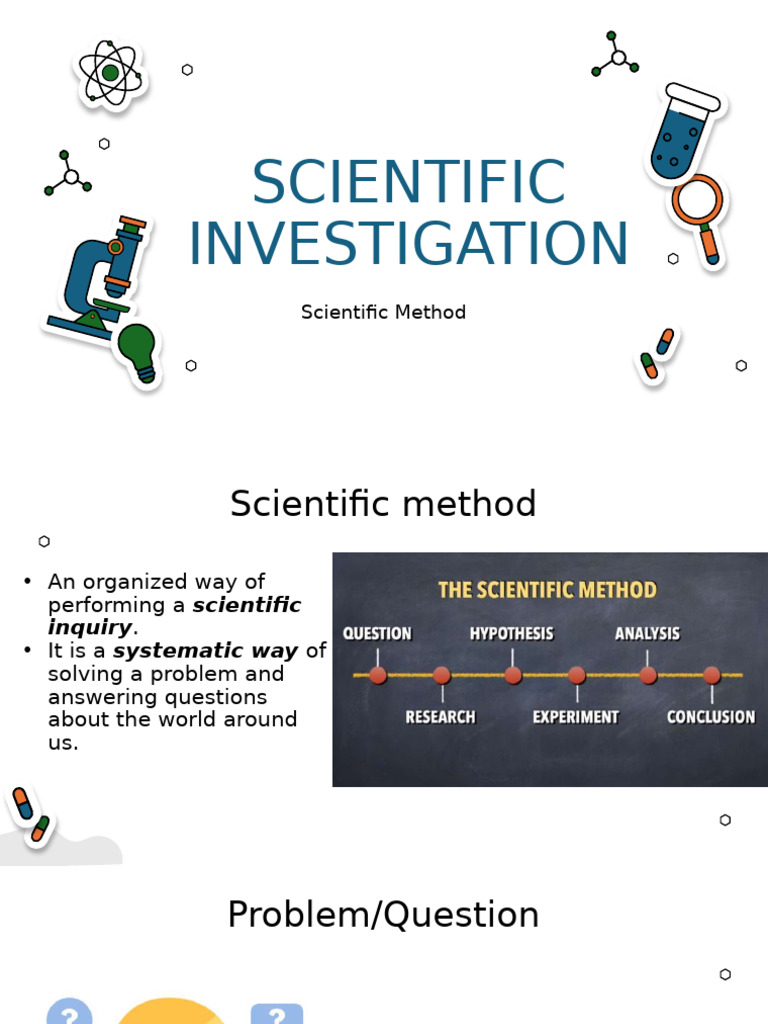 Scientific Investigation g7 | PDF | Experiment | Scientific Method