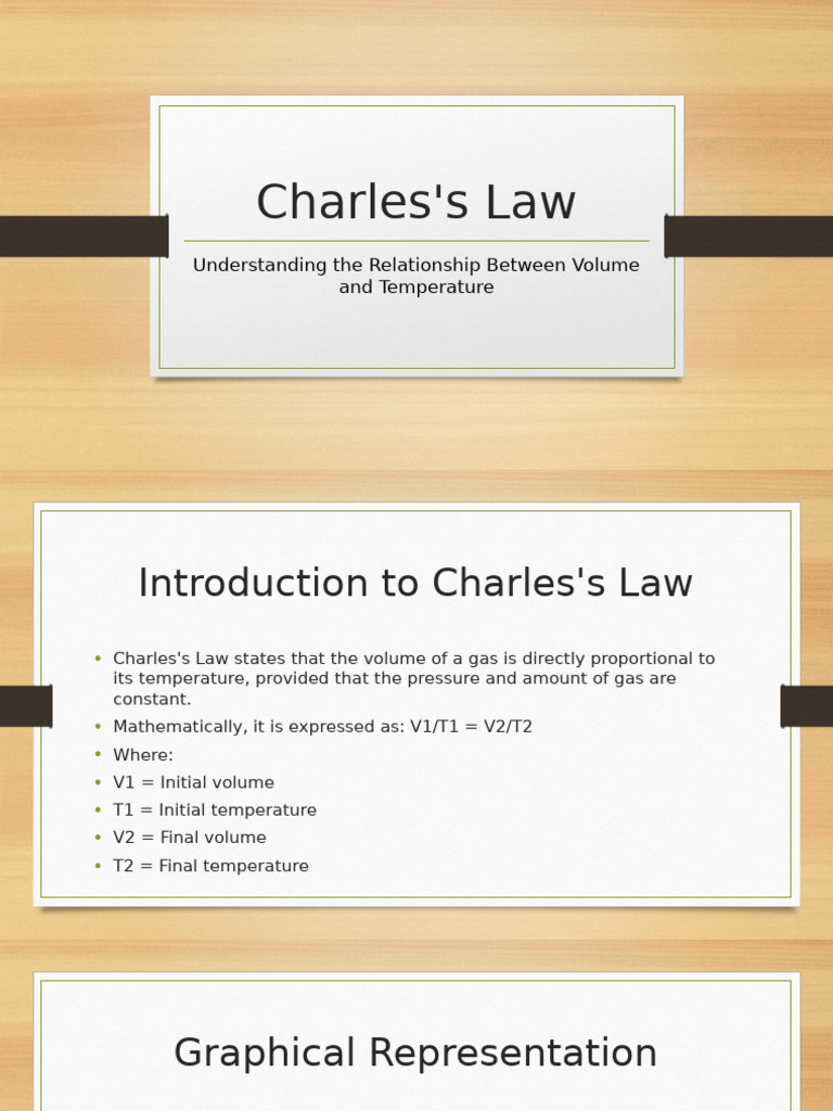 Lesson 2.1 Charless Law | PDF