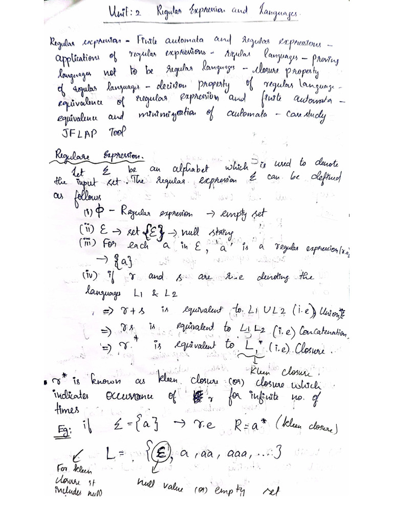 Toc Unit 2 and 3 | PDF