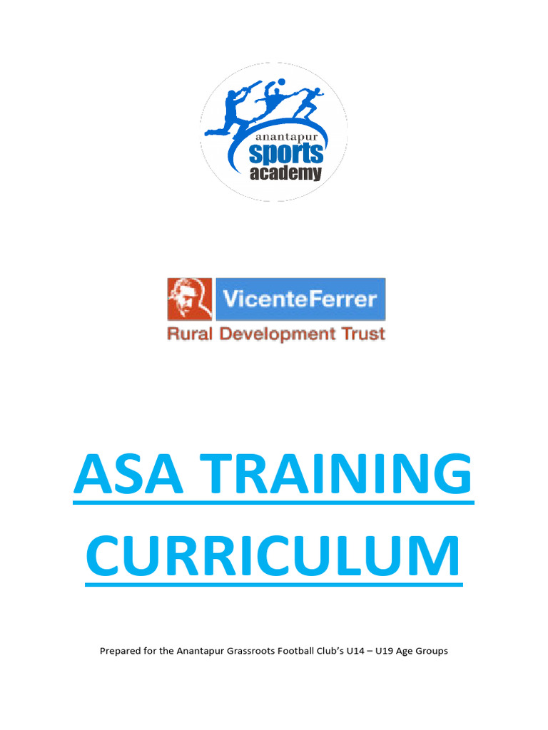 Grassroots Football Training Curriculum | PDF | Elbow