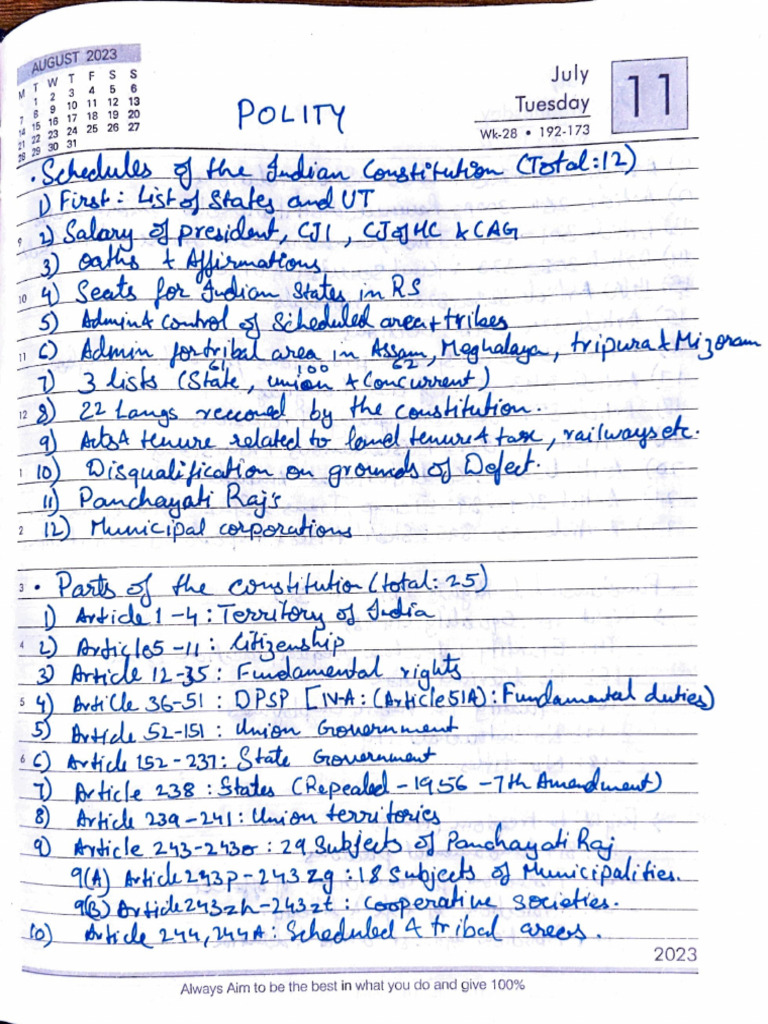 Polity Notes | PDF