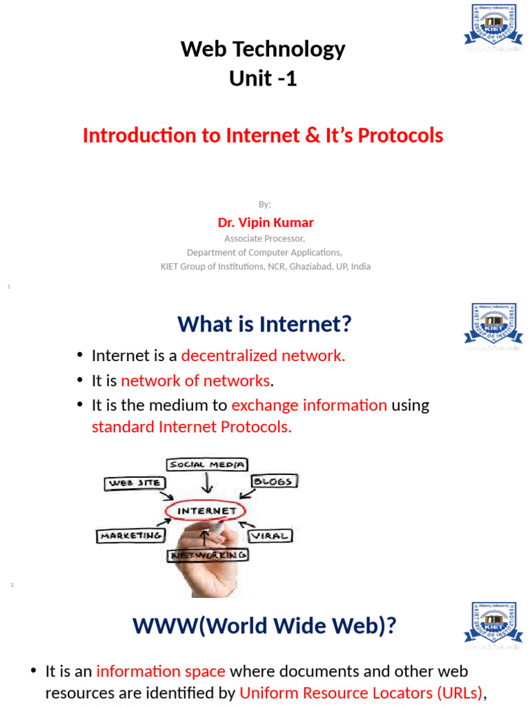 Introduction to Internet Protocols | PDF | World Wide Web | Internet & Web
