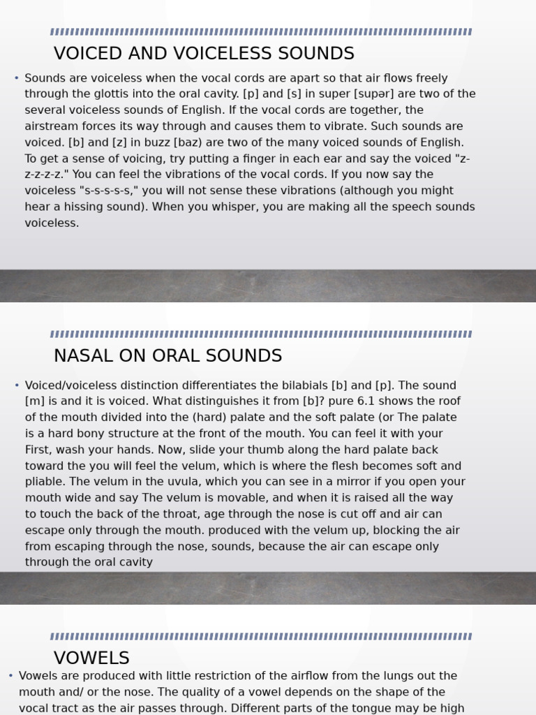 CHAPTER 06 Phonetics The Sounds of Language | PDF | Vowel | Phonetics