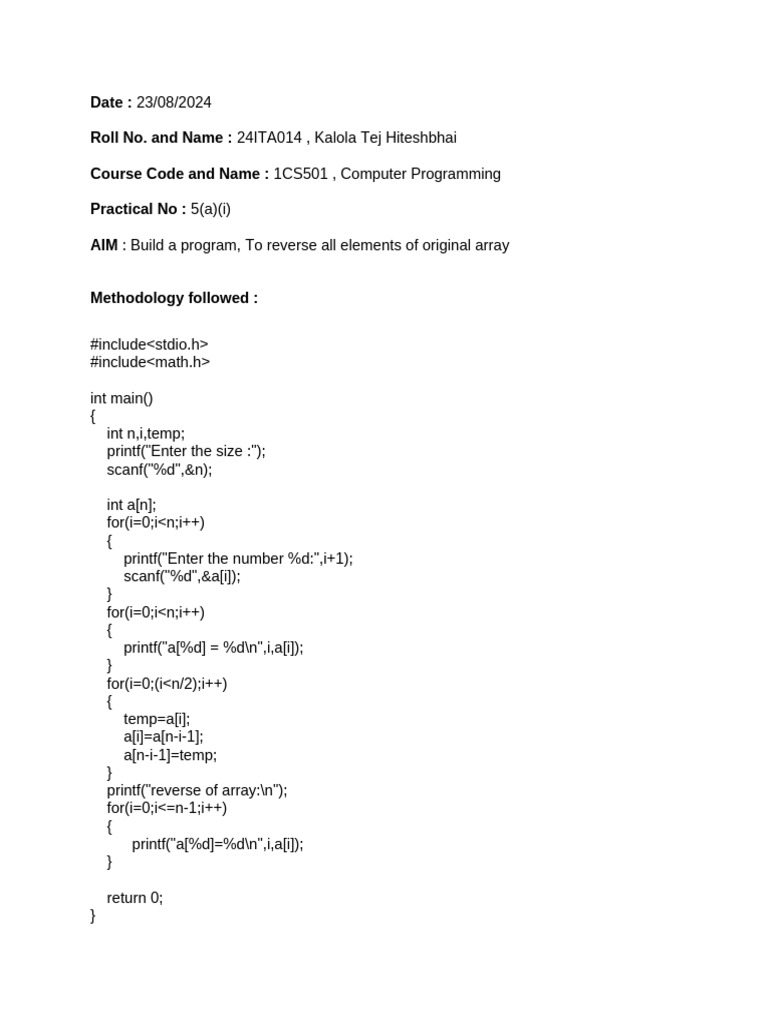 CP practical 5 | PDF | Computer Engineering | Computer Science