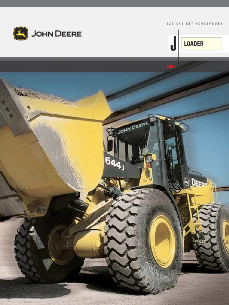 Wheel Loader J Series Dka644j | PDF | Loader (Equipment) | Mechanical ...