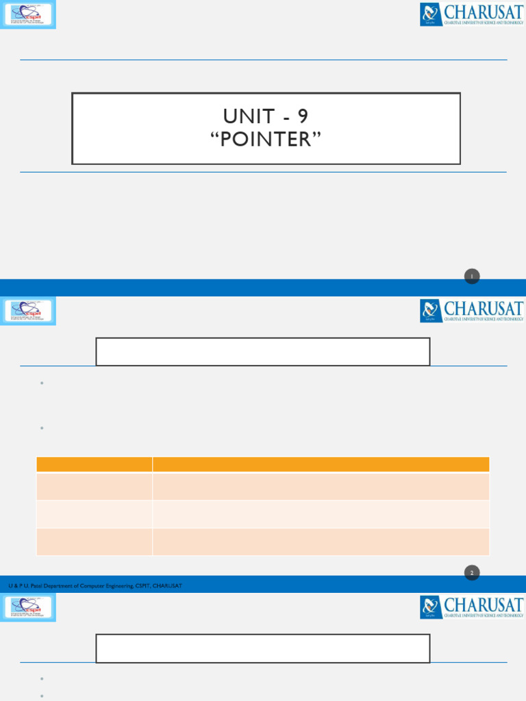 Chapter-9 Pointers - KJD - OLD | PDF | Pointer (Computer Programming) | Class (Computer Programming)