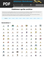 All Pokemon Separated by Commas | PDF | Pokémon | Nintendo Franchises