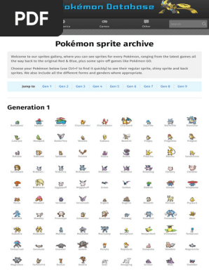 Shiny Trevenant Sprite