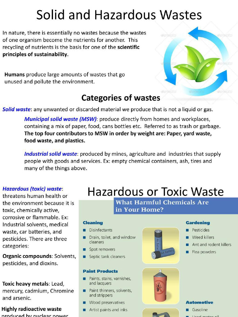 CHAPTER 16 - Solid and Hazardous Waste | PDF