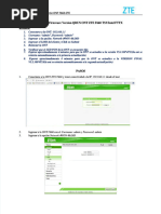 Upgrade y Configuración GPON ZTE F6640 | PDF
