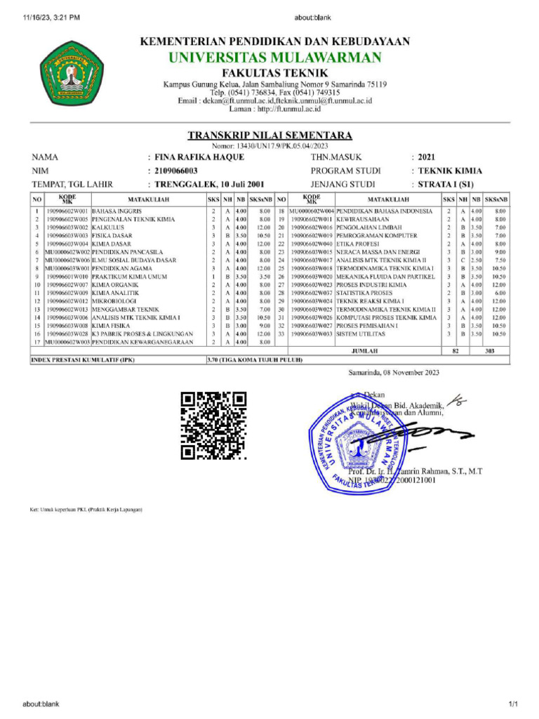 KHS Semester 1-6 (2) - Compressed | PDF